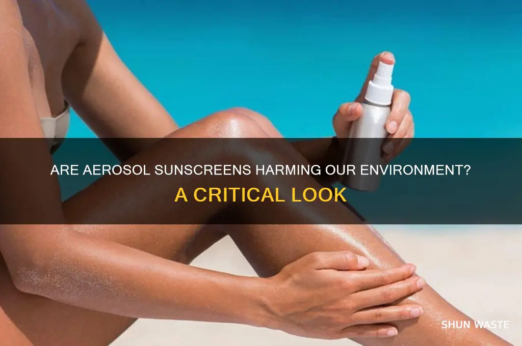Are Aerosol Sunscreens Harming Our Environment? A Critical Look | ShunWaste