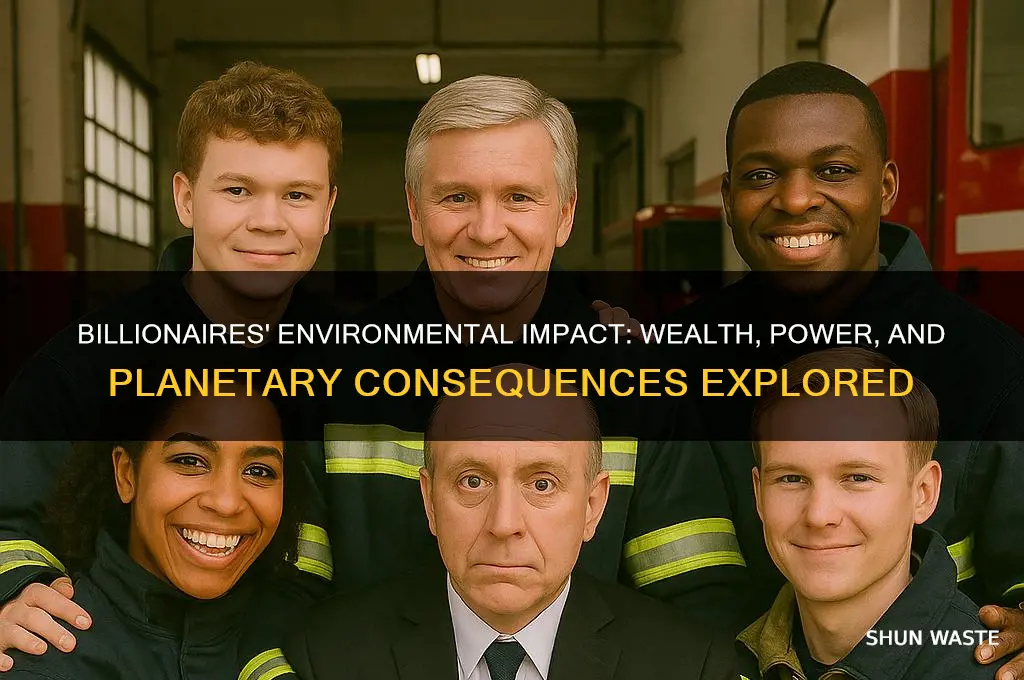 Billionaires' Environmental Impact: Wealth, Power, And Planetary ...