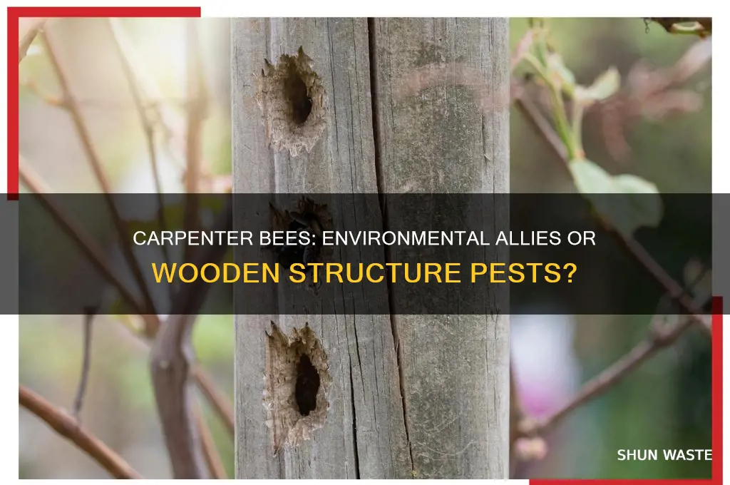 Carpenter Bees: Environmental Allies Or Wooden Structure Pests? | ShunWaste