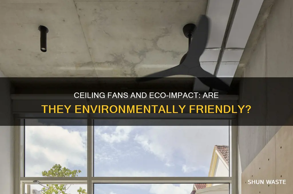 Ceiling Fans And Eco-Impact: Are They Environmentally Friendly? | ShunWaste