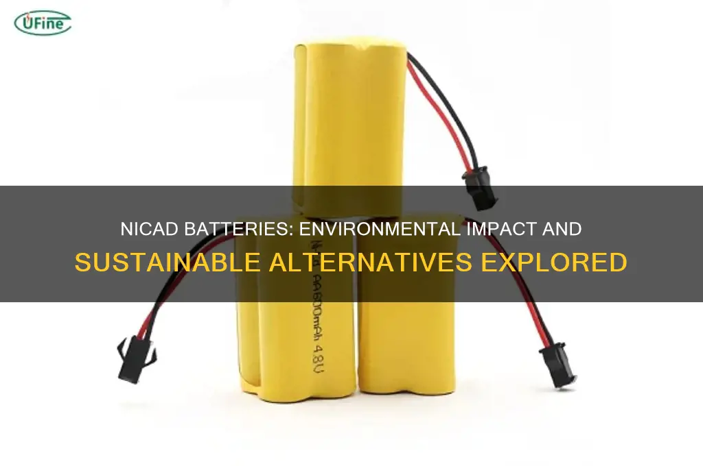 Nicad Batteries: Environmental Impact And Sustainable Alternatives ...