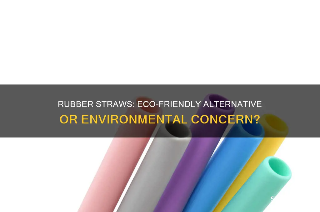 Rubber Straws: Eco-Friendly Alternative Or Environmental Concern ...