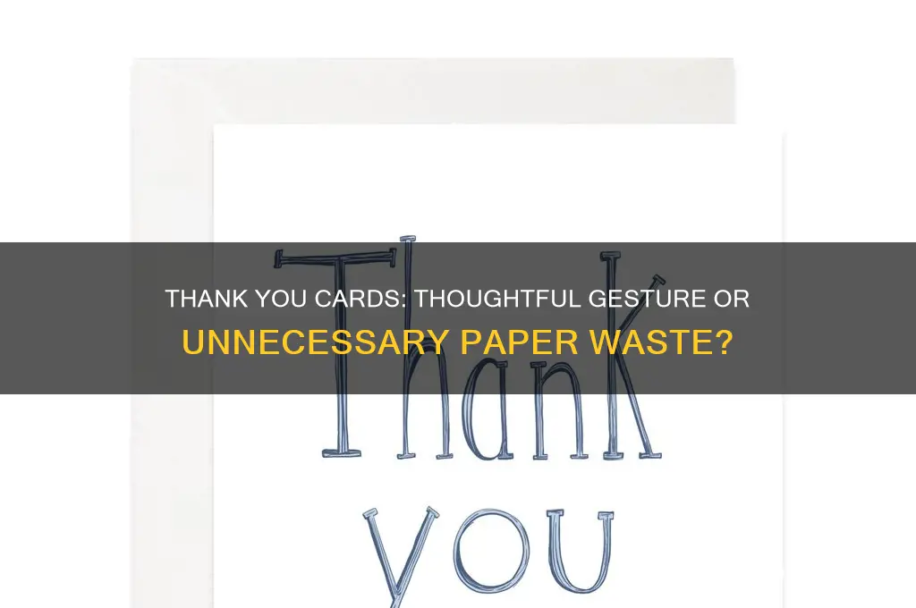 Thank You Cards: Thoughtful Gesture Or Unnecessary Paper Waste? | ShunWaste