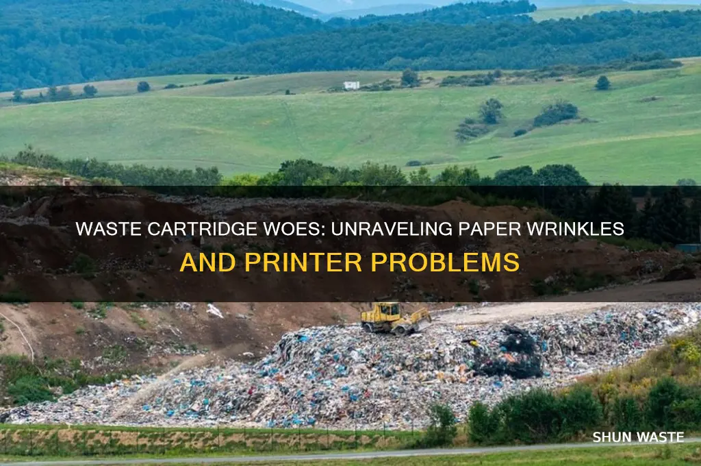 Waste Cartridge Woes: Unraveling Paper Wrinkles And Printer Problems ...