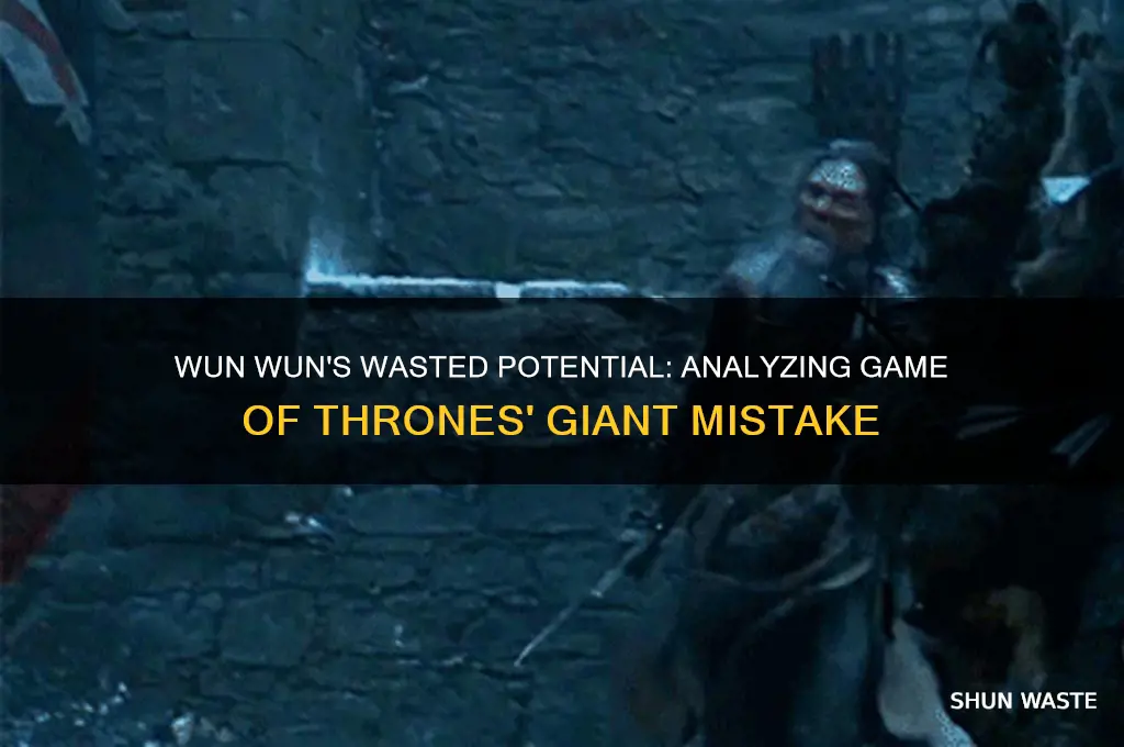 Wun Wun's Wasted Potential: Analyzing Game Of Thrones' Giant Mistake ...