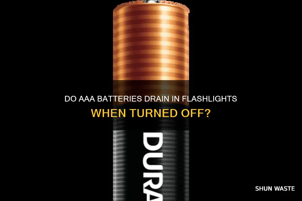 Do Aaa Batteries Drain In Flashlights When Turned Off? | ShunWaste
