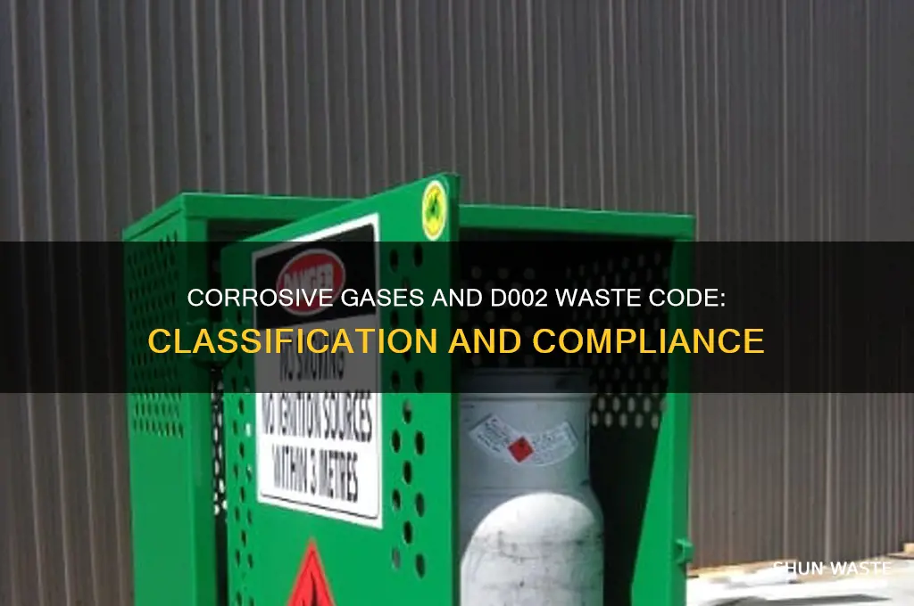 Corrosive Gases And D002 Waste Code: Classification And Compliance ...