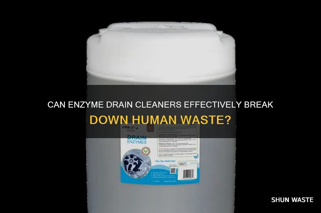 Can Enzyme Drain Cleaners Effectively Break Down Human Waste? | ShunWaste