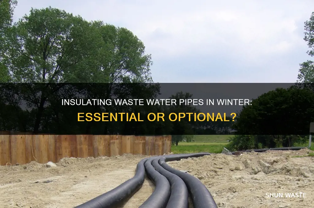 Insulating Waste Water Pipes In Winter: Essential Or Optional? | ShunWaste