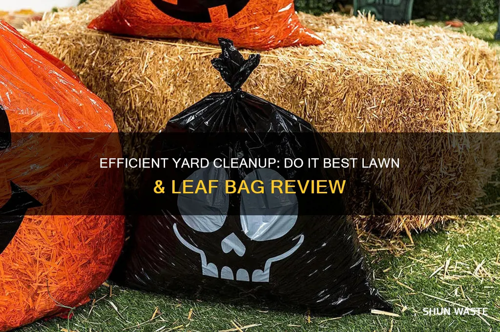 Efficient Yard Cleanup: Do It Best Lawn & Leaf Bag Review | ShunWaste