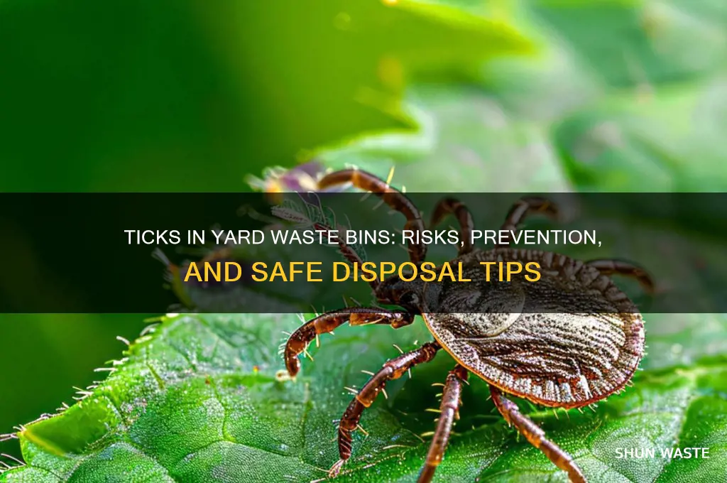 Ticks In Yard Waste Bins: Risks, Prevention, And Safe Disposal Tips ...