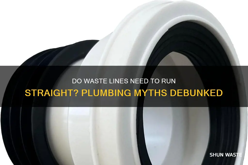 Do Waste Lines Need To Run Straight? Plumbing Myths Debunked | ShunWaste