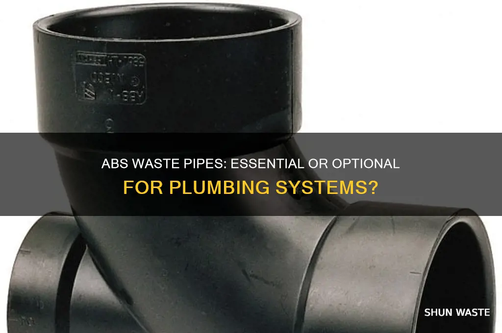 Abs Waste Pipes: Essential Or Optional For Plumbing Systems? | ShunWaste