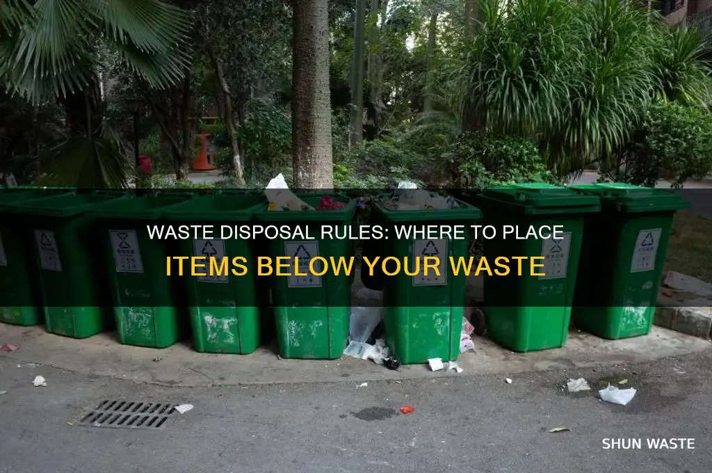 Waste Disposal Rules: Where To Place Items Below Your Waste | ShunWaste