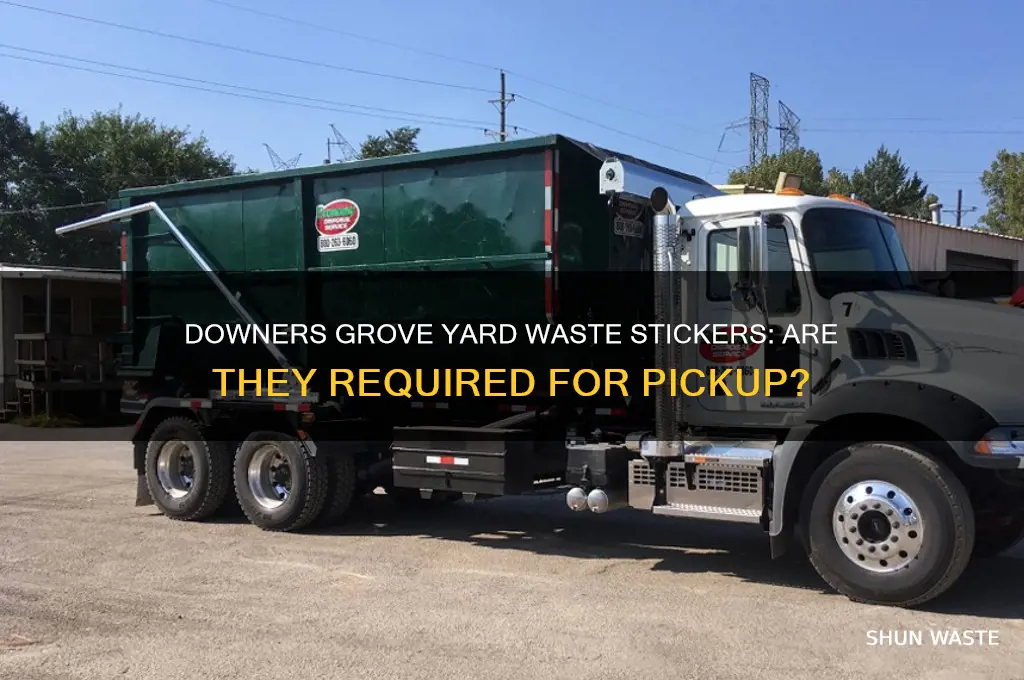 Downers Grove Yard Waste Stickers: Are They Required For Pickup ...