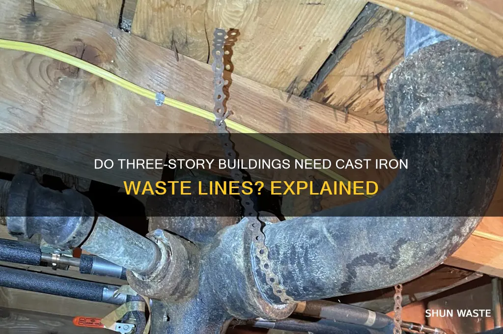 Do Three-Story Buildings Need Cast Iron Waste Lines? Explained | ShunWaste