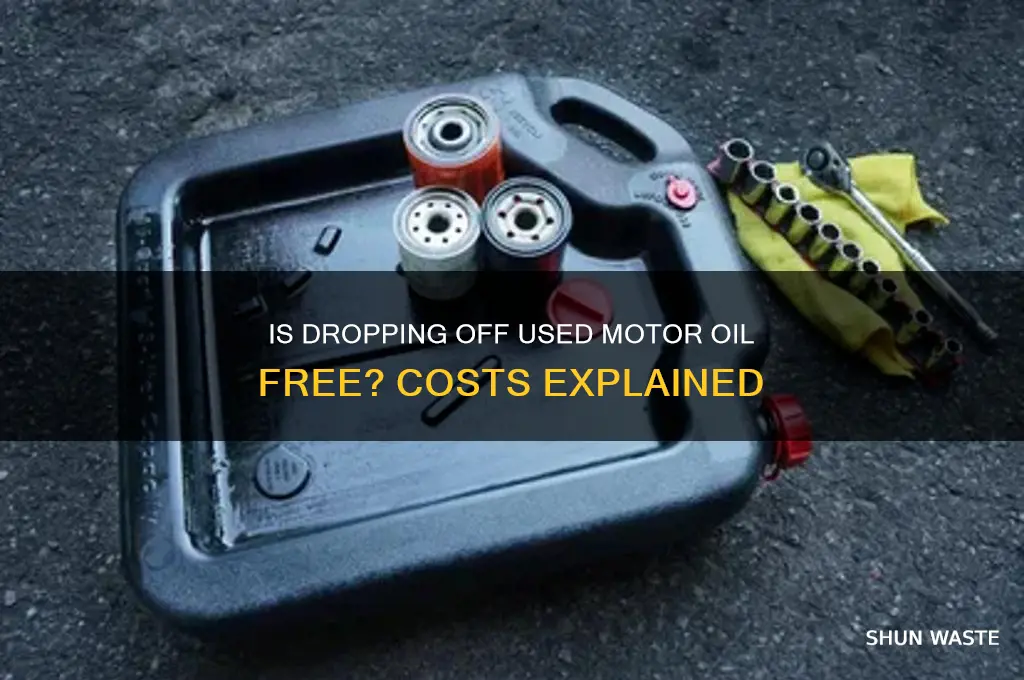 Is Dropping Off Used Motor Oil Free? Costs Explained | ShunWaste