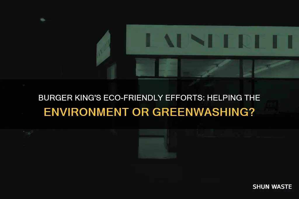 Burger King's Eco-Friendly Efforts: Helping The Environment Or ...