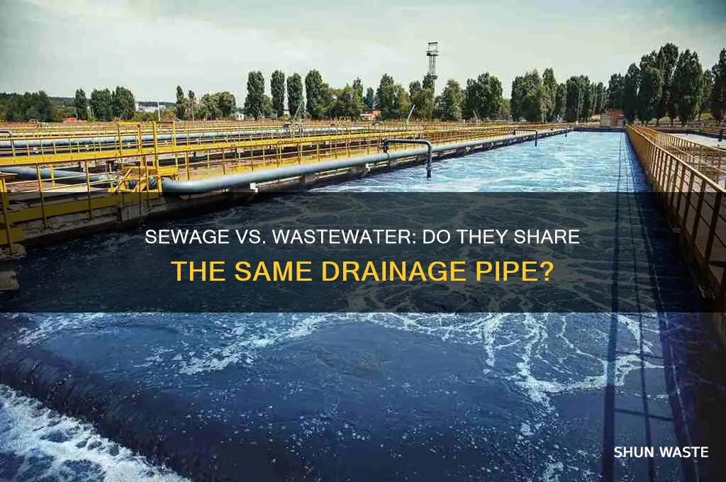 Sewage Vs. Wastewater: Do They Share The Same Drainage Pipe? | ShunWaste