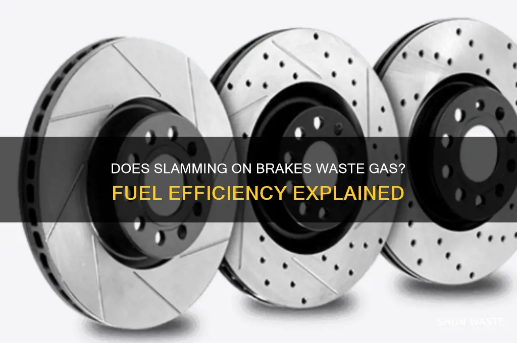 Does Slamming On Brakes Waste Gas? Fuel Efficiency Explained | ShunWaste