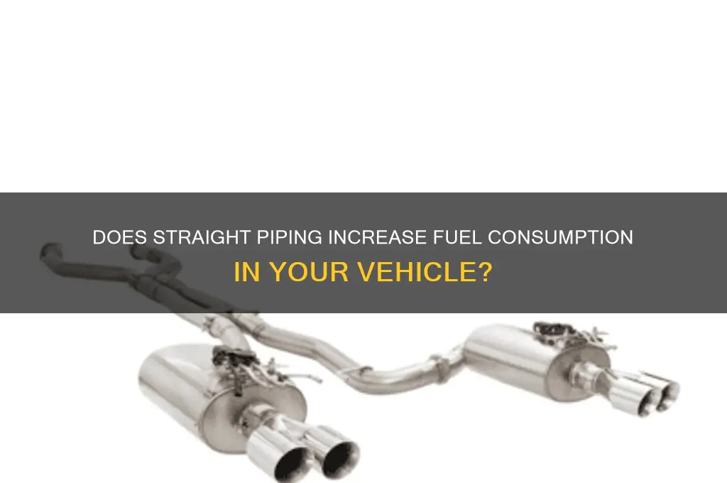 Does Straight Piping Increase Fuel Consumption In Your Vehicle? | ShunWaste