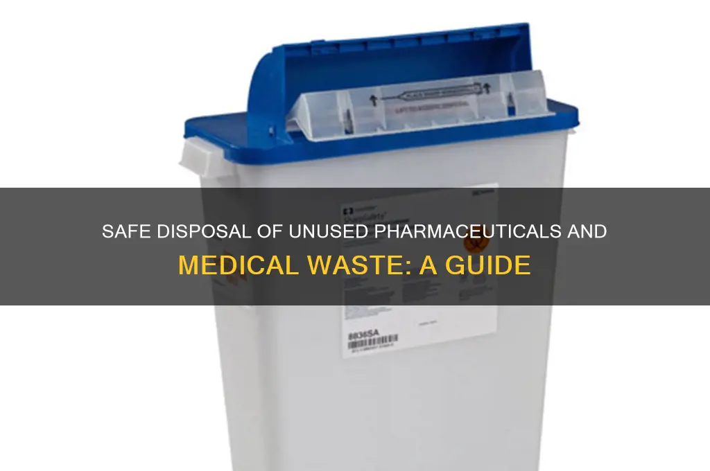 Safe Disposal Of Unused Pharmaceuticals And Medical Waste: A Guide ...