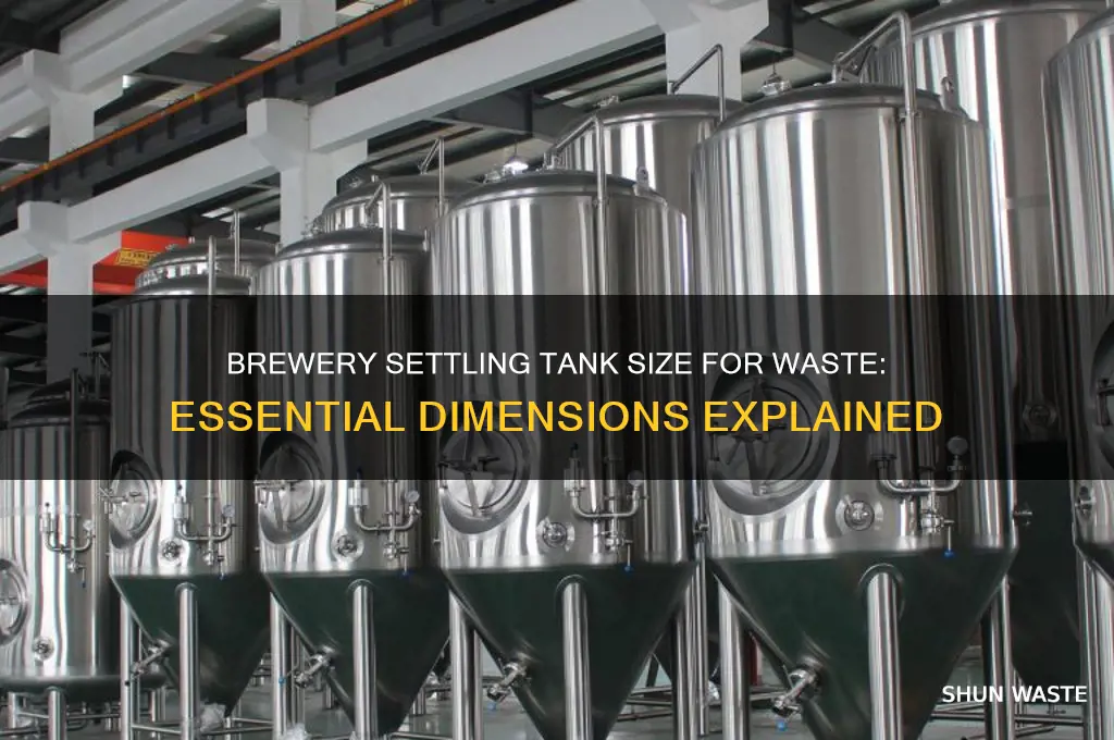 Brewery Settling Tank Size For Waste: Essential Dimensions Explained ...