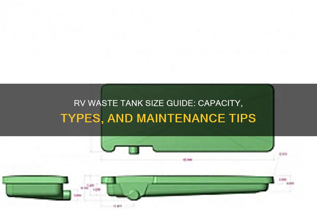 Rv Waste Tank Size Guide: Capacity, Types, And Maintenance Tips | ShunWaste