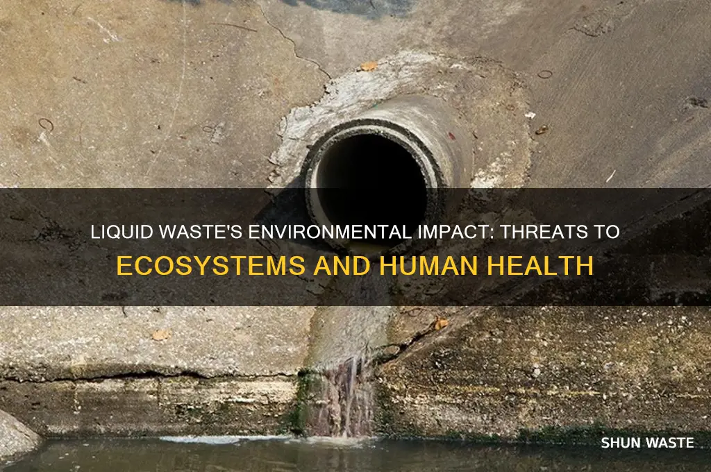 Liquid Waste's Environmental Impact: Threats To Ecosystems And Human ...