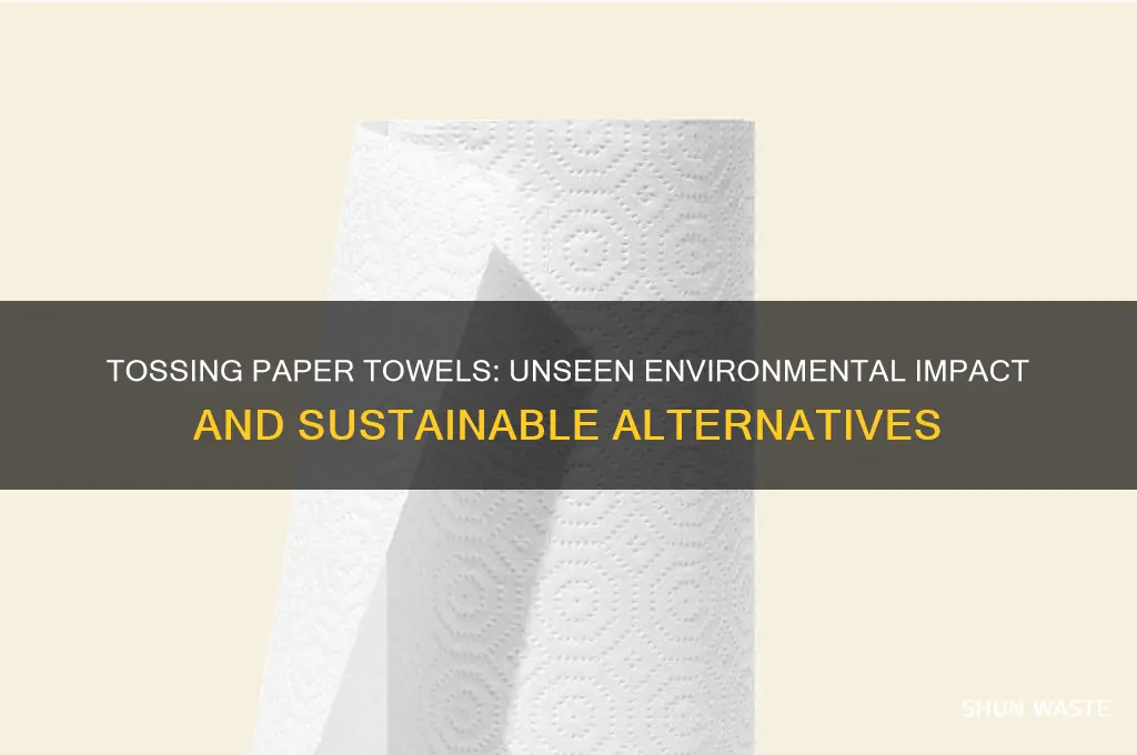Tossing Paper Towels: Unseen Environmental Impact And Sustainable ...