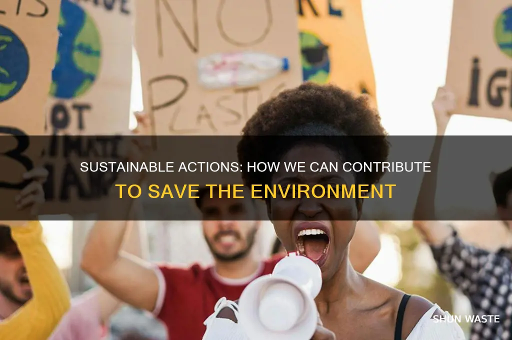 Sustainable Actions: How We Can Contribute To Save The Environment ...