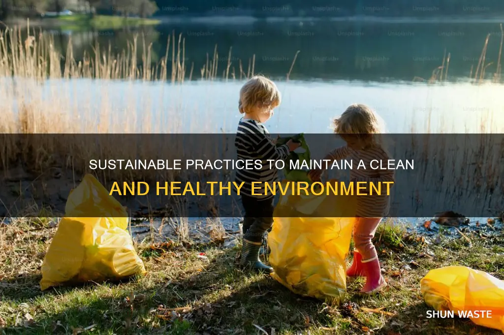 Sustainable Practices To Maintain A Clean And Healthy Environment ...