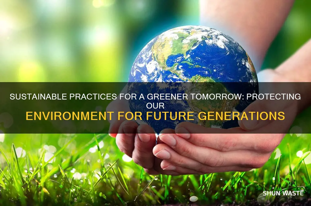 Sustainable Practices For A Greener Tomorrow: Protecting Our ...
