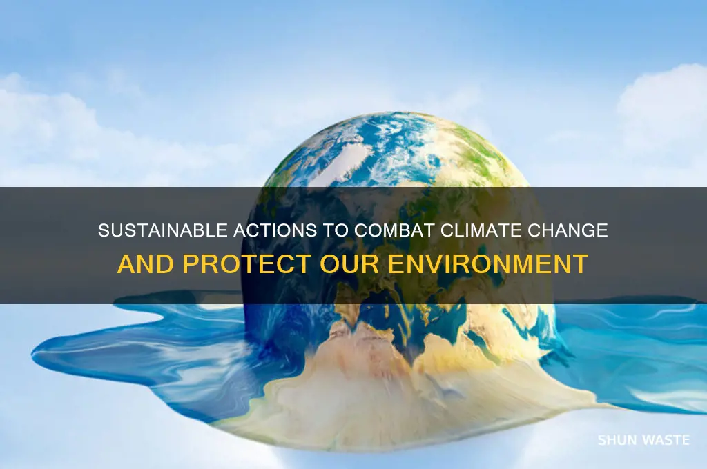 Sustainable Actions To Combat Climate Change And Protect Our ...