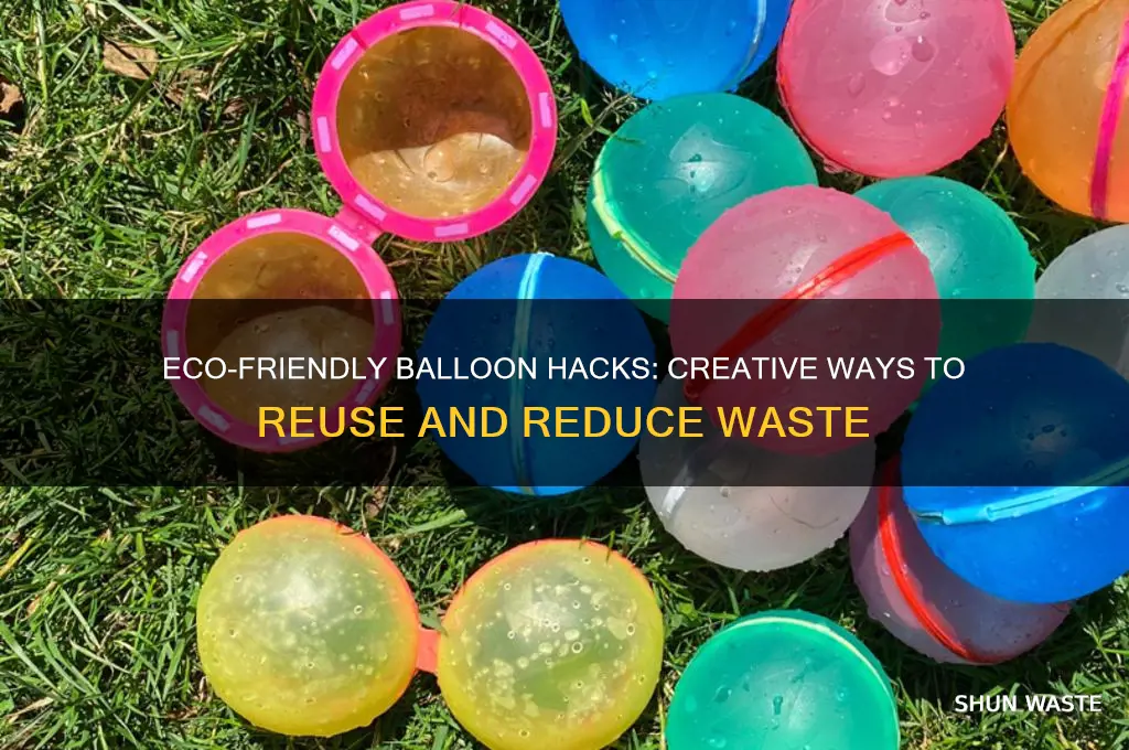 Eco-Friendly Balloon Hacks: Creative Ways To Reuse And Reduce Waste ...