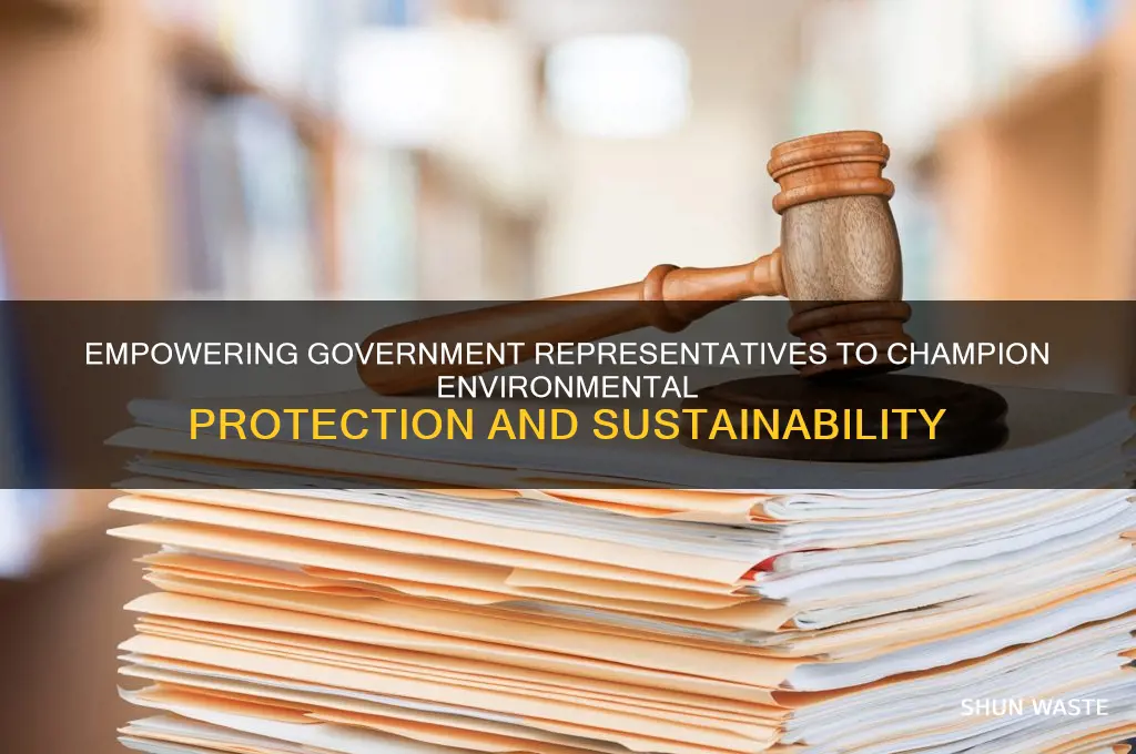 Empowering Government Representatives To Champion Environmental ...