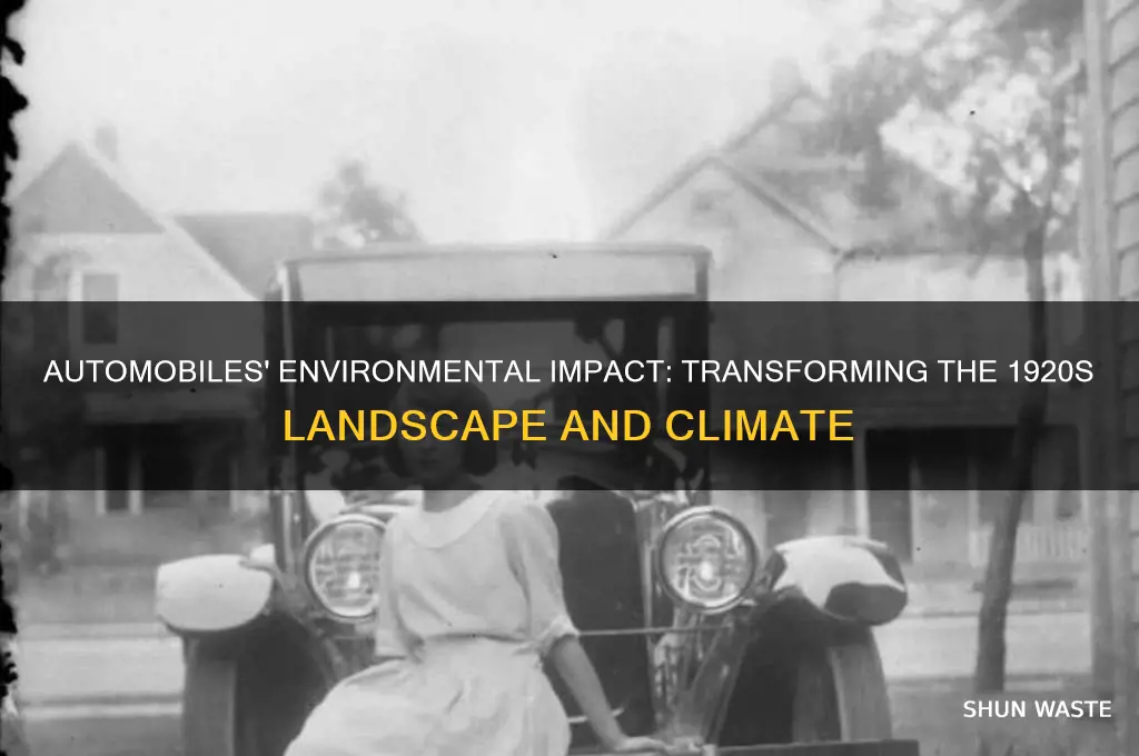 Automobiles' Environmental Impact: Transforming The 1920S Landscape And ...
