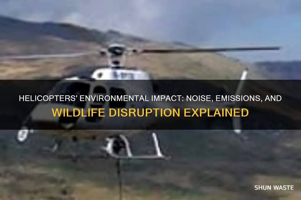 Helicopters' Environmental Impact: Noise, Emissions, And Wildlife ...