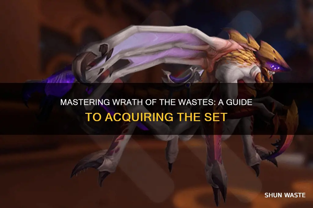 Mastering Wrath Of The Wastes: A Guide To Acquiring The Set | ShunWaste