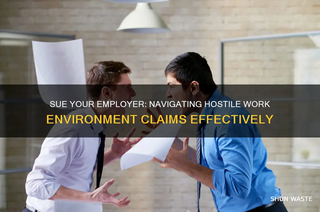 Sue Your Employer: Navigating Hostile Work Environment Claims ...