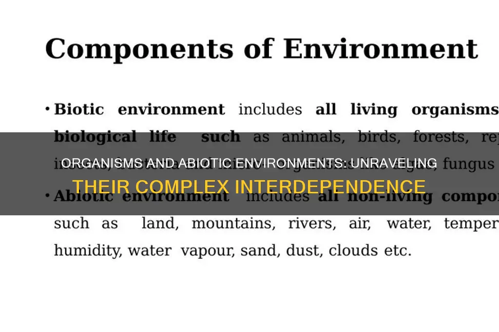 Organisms And Abiotic Environments: Unraveling Their Complex ...