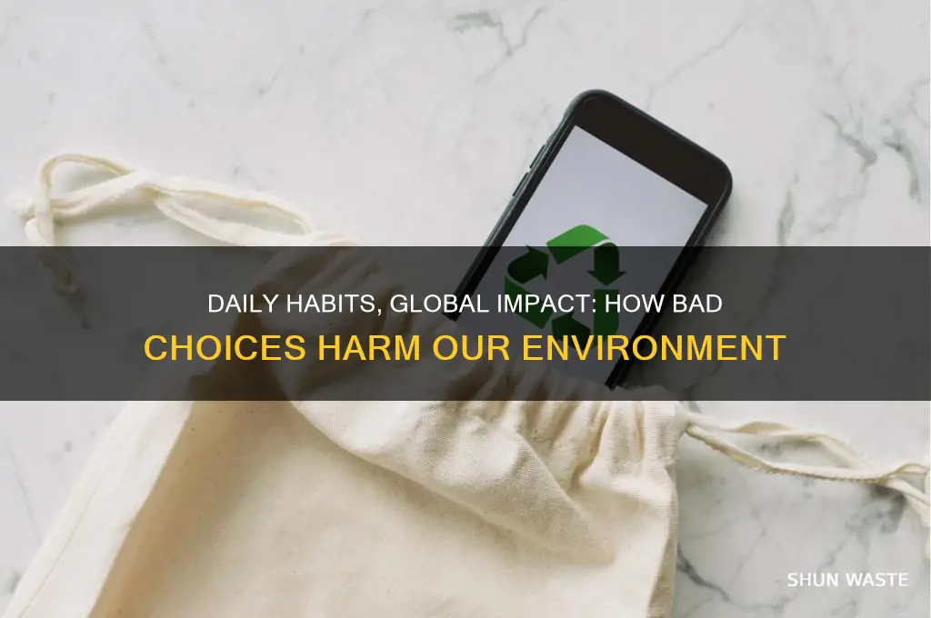 Daily Habits, Global Impact: How Bad Choices Harm Our Environment ...