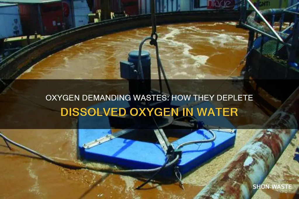 Oxygen Demanding Wastes: How They Deplete Dissolved Oxygen In Water ...