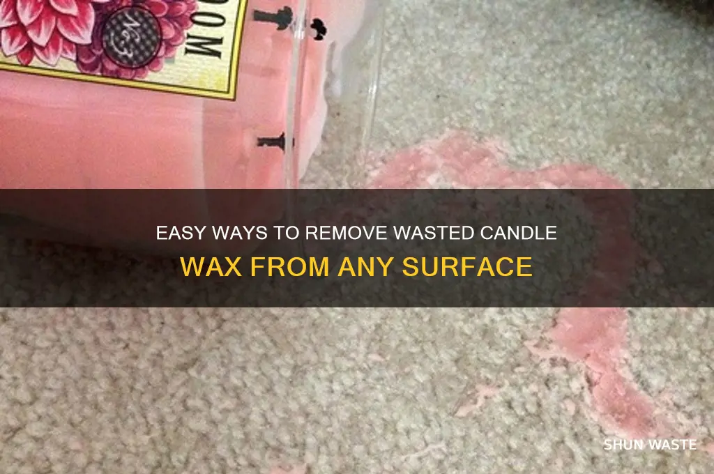 Easy Ways To Remove Wasted Candle Wax From Any Surface | ShunWaste