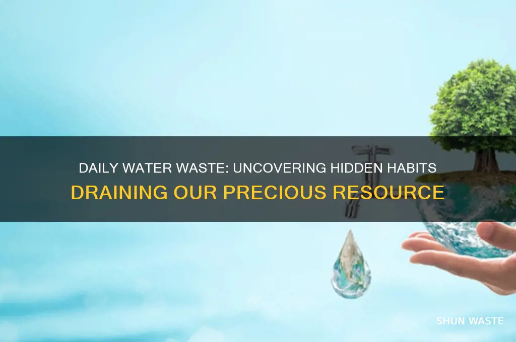 Daily Water Waste: Uncovering Hidden Habits Draining Our Precious ...