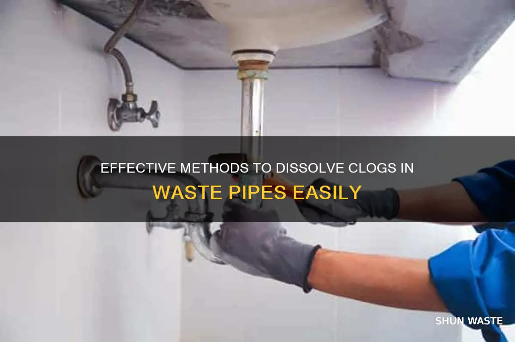 Effective Methods To Dissolve Clogs In Waste Pipes Easily | ShunWaste