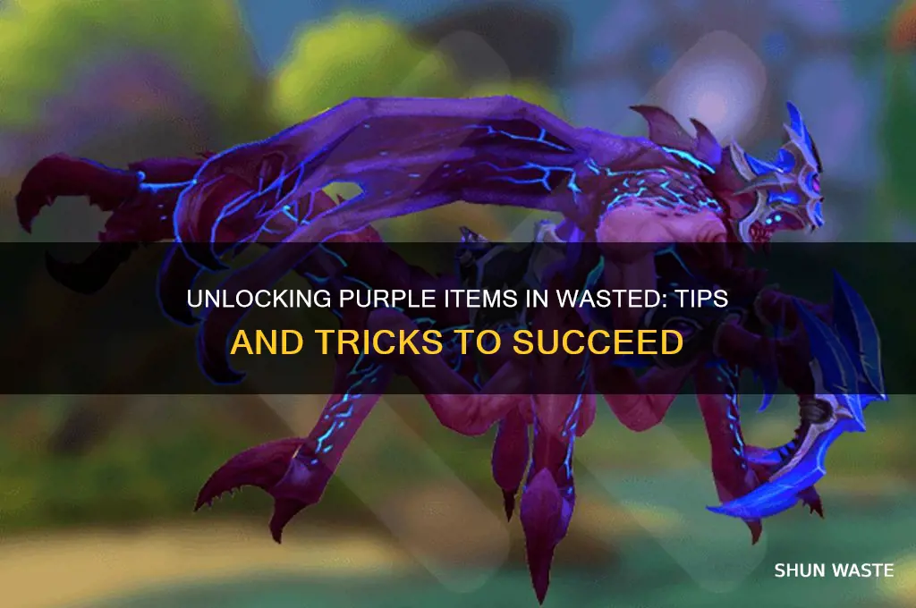 Unlocking Purple Items In Wasted: Tips And Tricks To Succeed | ShunWaste
