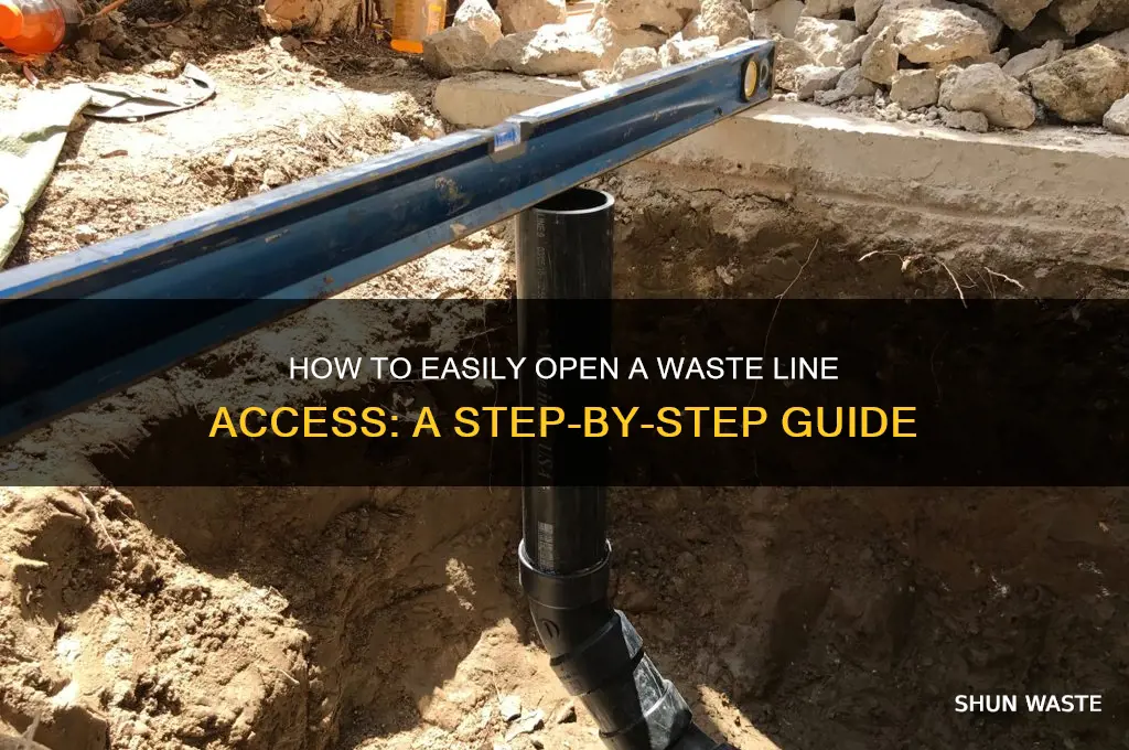 How To Easily Open A Waste Line Access: A Step-By-Step Guide | ShunWaste