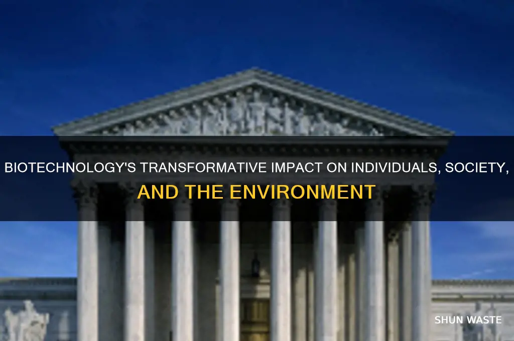 Biotechnology's Transformative Impact On Individuals, Society, And The ...