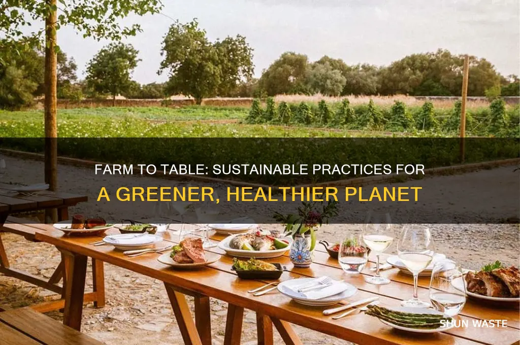 Farm To Table: Sustainable Practices For A Greener, Healthier Planet ...